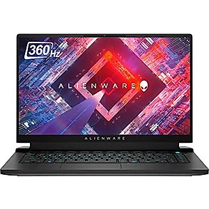 Alienware M15 R5 Gaming Laptop, 15.6 inch FHD 360Hz 1ms G-SYNC Display, AMD Ryzen R9 5900HX, GeForce RTX 3070, 64GB RAM, 2TB NVMe SSD, Killer WiFi, RGB Keyboard, Windows 11, Dark Side of The Moon