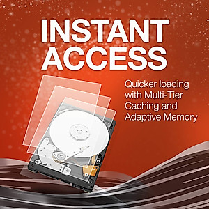 Seagate 500GB Firecuda Gaming SATA 6GB/s 64MB Cache Internal Hard Drive, 2.5-Inch (ST500LX025)