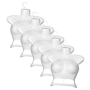 Zerodeko 20 pcs Mannequin Hanger Torso Clothing Display Clothing Display Rack Sewing Mannequin Manikin Body Female Mannequin Model Mannequin Body Coat Hangers Woman Plastic Underwear Girl