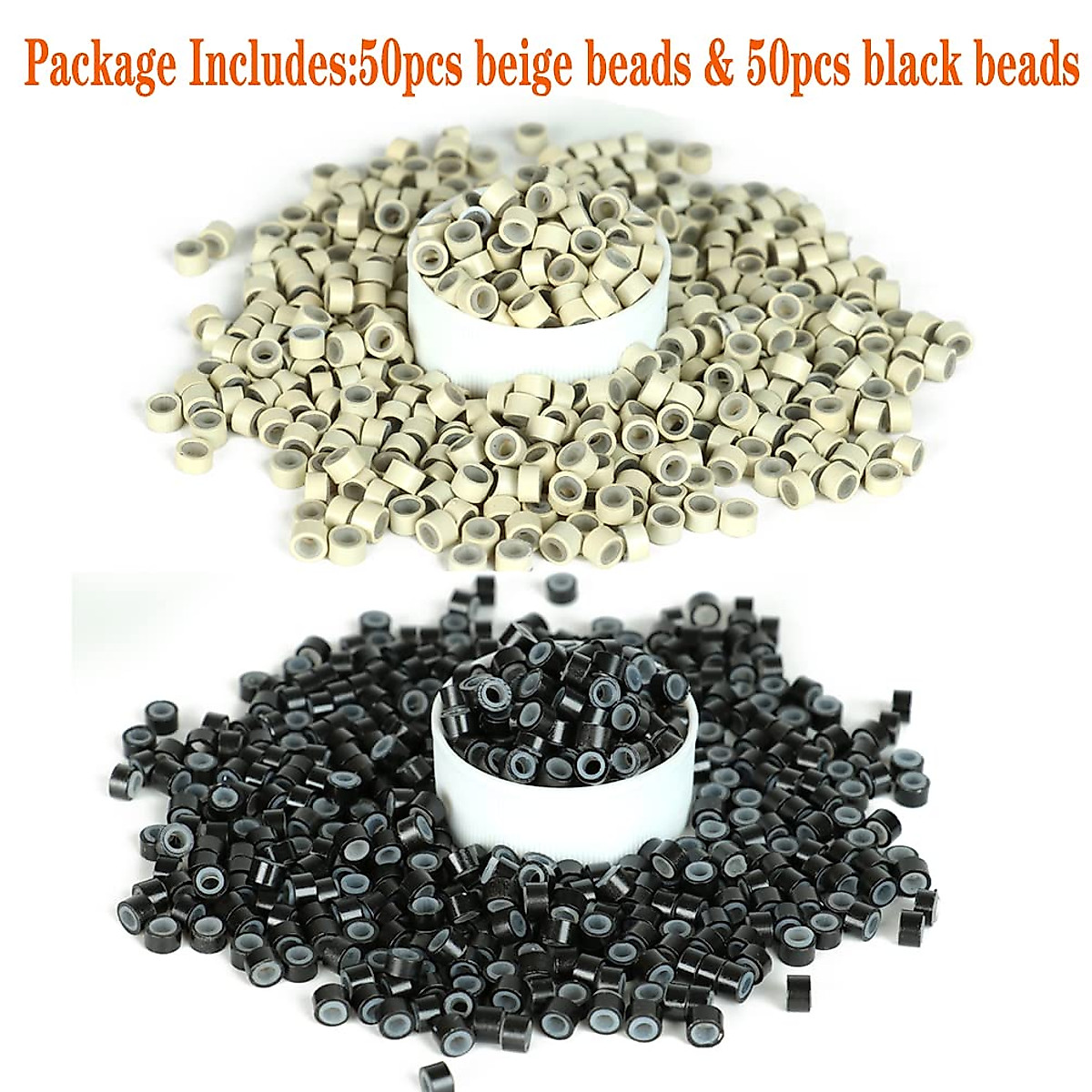 YUDAOHAIR Synthetic Feather Hair Extensions for Women 16 Inch Hairpieces With100pcs Silicone Micro link Beads And 2 Crochet Hooks Hair Feathers with Tools Kit (16'', 12 feather mix colors)