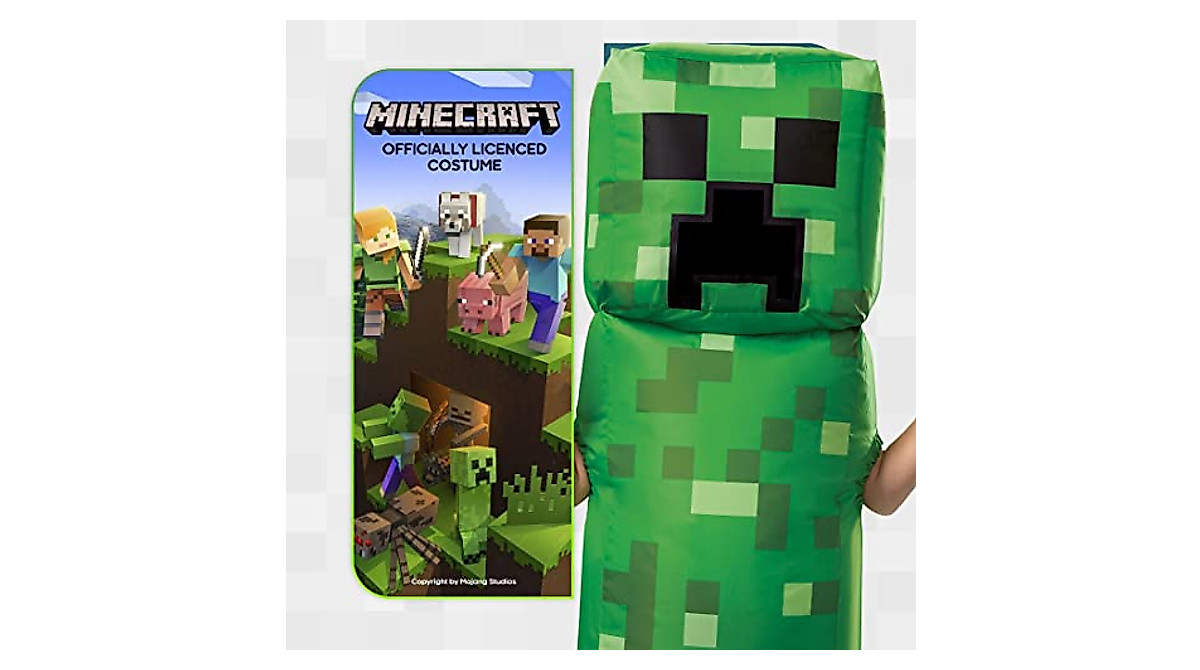 Minecraft Creeper Inflatable Costume for Kids