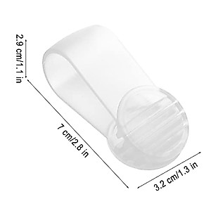 Hand Towel Clips for Kitchen,Towel Clip,8 Clip, No Paper Towels on The Ground, Simple and Transparent, Suitable for Fixing Towels on The Oven, Dishwasher, Stove