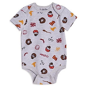 Harry Potter Baby Boys 4 Piece Layette Set: Bodysuit Tee Pants 18 Months