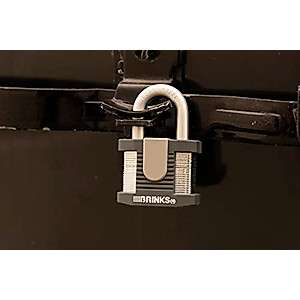 BRINKS - 50mm Commercial Laminated Steel Keyed Padlock, 6-Pack - Solid Steel Body with Boron Steel Shackle