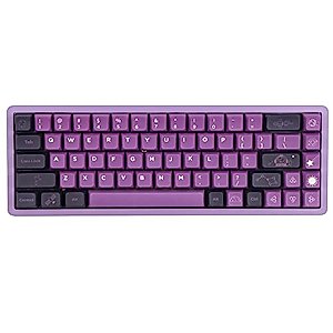 EPOMAKER Space Travel 147 Keys MDA Profile ANSI/ISO PBT Dye Sublimation Keycaps Set for Mechanical Gaming Keyboard, Compatible with Cherry Gateron Kailh Otemu MX Structure