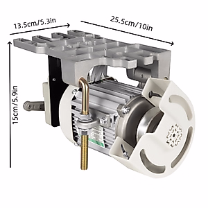 110V 600W Industrial Sewing Machine Servo Motor,Sewing Machine Motor Brushless Servo Motor Energy Saving Mute,For Industrial Sewing Light to Heavy-Duty Work(100 Stitches/min)