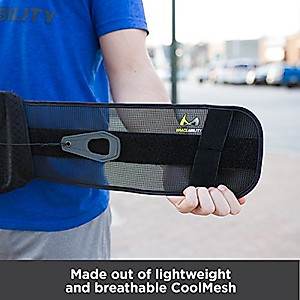 BraceAbility Lower Back & Spine Pain Brace | Adjustable Corset Support for Lumbar Strain, Arthritis, Spinal Stenosis and Herniated Discs (One Size - Fits Men & Women with 28" - 60" Waist)