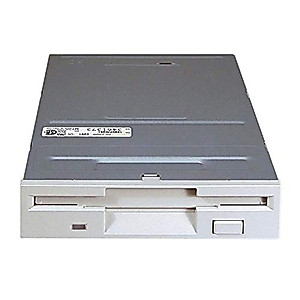 New Internal Floppy Disk Drive (White) 1.44 MB 3.5-inch Floppy Disk Drive with Bundle 18 inch Dual Drive Ultra ATA IDE Hard Drive Cable - IDE/EIDE Cable - UDMA 66/100-40 pin