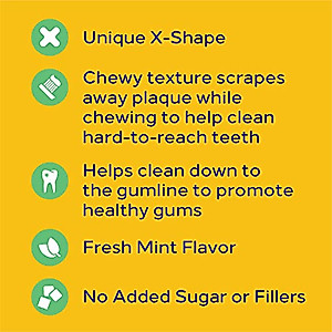 PEDIGREE DENTASTIX Dental Dog Treats for Large Dogs Fresh Flavor Dental Bones, 1.87 lb. Value Pack (36 Treats)