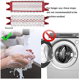 MENGZHUANG 4 packages of ultra-fine fiber filling pads compatible with Ultramax Mop ultra-fine fiber filling