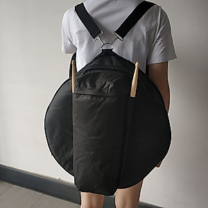 Drum Bag Snare Drum Bag Portable Oxford Cloth Drum Cases Backpack Snare Drum Accessories For Gigs Marching Band Storage And Transport 14inch Black