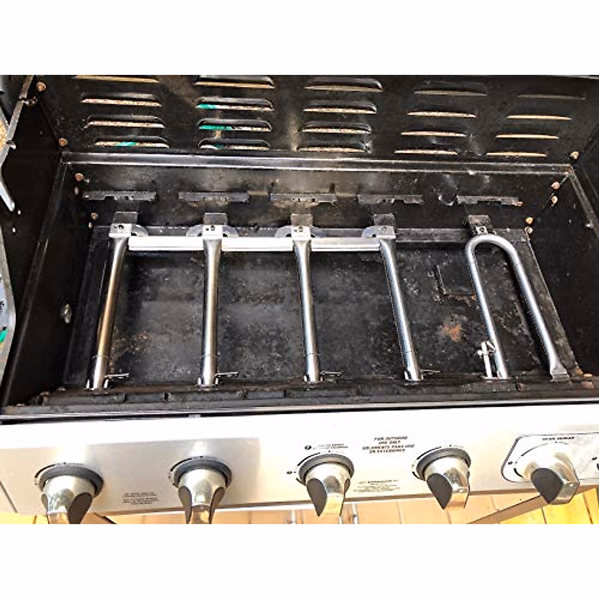 Criditpid Grill Replacement Parts for Brinkman 810-3660-S, 810-3661-F Models. Grill Heat Plate Shields, Pipe Burner Tubes and Crossover Tubes for Brinkman 810-3660-S.
