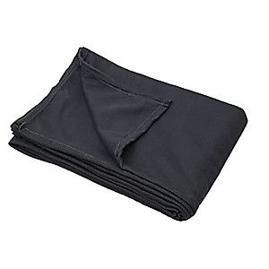 Polar Fleece Blankets for Bed - Twin Size Thermal Lightweight Spread - Soft Brushed Material - All Season Plush Throw Blankets/Pet Blankets - 56’’ x 92’’ - Dark Grey