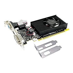 QTHREE GeForce 210 Graphic Card,1024 MB,DDR3,64 Bits,HDMI,DVI,VGA,589 MHz Core Frequency Desktop Video Card for PC Working,DirectX 10.1, OpenGL 3.3,PCI Express x16,Low Profile