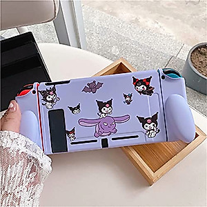 Cute Kawaii Cartoon Design Cover Protective Case for Nintendo Switch - Anti-Scratch Soft Slim Grip Cover Shell Fashion Cool Switch Game Shell for Girls Kids Women - (B)