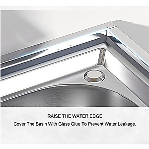 MARQI Stainless Steel Stand Alone Sink,Commercial Kitchen Sink,Free Standing Commercial Restaurant Sink,Easy to Clean,Adjustable Leg Height,for Restaurant,Outdoor,Garage. (Size : Headless)