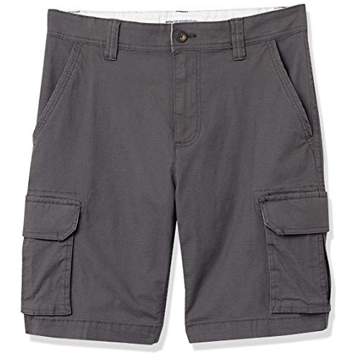 Amazon Essentials Men's 10” Lightweight Ripstop Stretch Cargo Short, Dark Grey, 32