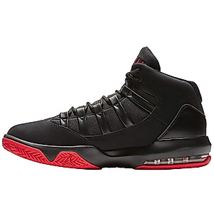 Nike Men's Jordan Max Aura Basketball Shoe, Black/Infrared 23, 10