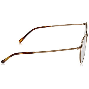 Polo Ralph Lauren Men's PH1179 Round Prescription Eyewear Frames, Shiny Dark Rose Gold/Demo Lens, 48 mm