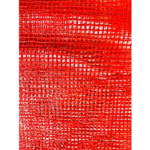 St. Boniface Bag Company | Red Mesh Bags | Size: 16 X 25" | Potato Storage | Onion Bag | Vegetable Bag | Firewood Bag | Reusable Produce Bag | Heavy Duty Grocery Mesh Bags | 25 LBS CAPACITY (5)
