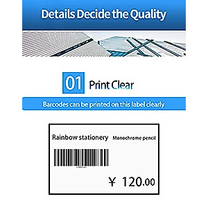 Aomya 2 Rolls Compatible Shipping Label Replacement for Brother DK-1204 Die-Cut 2/3"x2-1/8"(17mmx54mm) 400 Labels per Roll with Reusable Cartridge for QL1060N,QL700, QL720NW,QL550, QL570