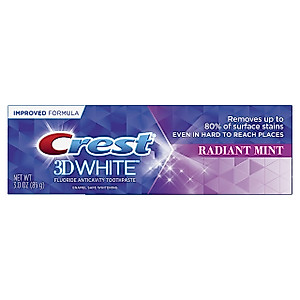 Crest Toothpaste 3d White Radiant Mint, 3oz