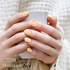 Karma Organic Natural Non toxic Nail polish - Vegan and Cruelty Free Nail Paint for Nail Art - Fast Drying Nail Polish for Women - Long Lasting Nail Polish with Nail Strengthening Formula(MADISON AVE)