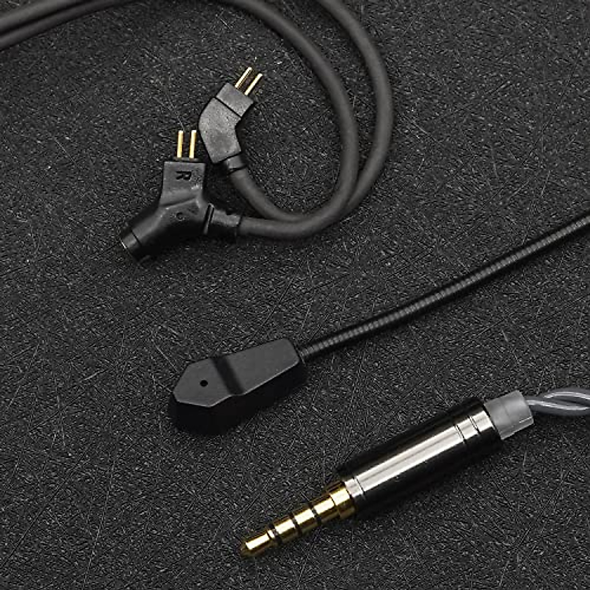HiFiGo Kinera Celest RUYI Earphone IEMs Cable with Boom Mic for Gaming, Live Streaming, with 3.5mm Plug (0.78 2Pin)