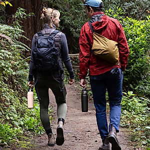 S'well Recycled Stainless Steel Explorer with Flip Straw Lid, 24oz, Himalayan Salt, Triple Layered Vacuum Insulated Containers Keeps Drinks Cold for 36 Hours and Hot for 8