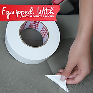 XFasten White Duct Tape Heavy Duty Waterproof 2 Inch x 50 Yards (5-Pack, 750ft Total) 11 mils Super Strong HVAC Duct Tape White Color for Indoor, Automobile, Repair, Patching and Outdoor Use