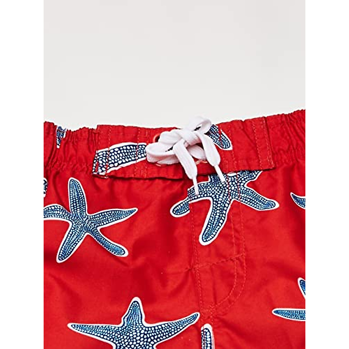 Kanu Surf Boys' Reflection Quick Dry UPF 50+ Beach Swim Trunk, Starfish Red, 10/12