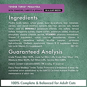 Purina Fancy Feast Medleys Poultry Collection Wet Cat Food Variety Pack - (30) 3 oz. Cans