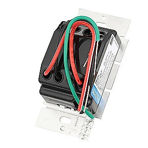 Lutron Diva LED+ Dimmer Switch for Dimmable LED, Halogen and Incandescent Bulbs, 150W/Single-Pole or 3-Way, DVCL-153P-BL, Black