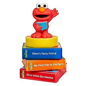 Little Tikes Story Dream Machine Sesame Street Elmo & Friends Story Collection, Storytime, Books, Audio Play Character, Toy Gift for Toddlers and Kids Girls Boys Ages 3+ Years