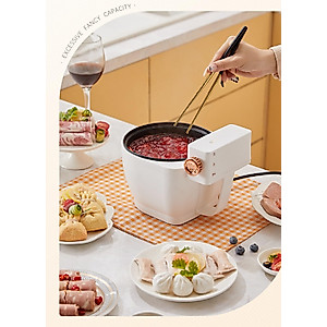 Funny Rice Cooker 6 Cup Non-Stick Multi Cooker Toilet-Shaped Electric Cooking Pot For Stir Fry, Steak, Noodles, Soup Portable Hot Pot For Dorm, Office, Travel