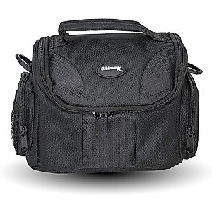 Medium Soft Padded Digital SLR Camera Travel Case/Bag with Clip-on Detachable and Adjustable Strap for Fujifilm FinePix XF1, X-E1, X-E2, X-PRO1, X10, X20, X30, X100, X100S, X100T & More