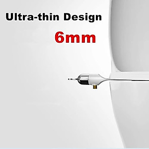 Bidet Attachment for Toilet, Bidet Toilet Seat dua l Nozzle, Non-electric Bidet Sprayer with Adjustable Water Pressure, Smart Toilet Seat Flusher for Sanitary and Feminine Wash