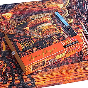 Ingooood- Jigsaw Puzzle- Fantasy Series-Classical Library- 1000 Pieces for Adult