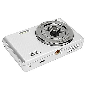 Digital Camera, 1080P 38MP 2.4 Inch 16X Digital Zoom, Portable Small Compact Video Camera, Built in Fill Light, USB Rechargeable, for Teens Beginners