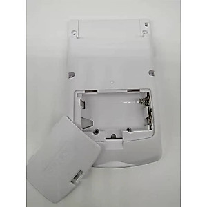 Cowhilan Replacement IPS Full Housing Shell Case + Screwdrivers Compatible with Gameboy Color GBC IPS Highlight Screen Console, White