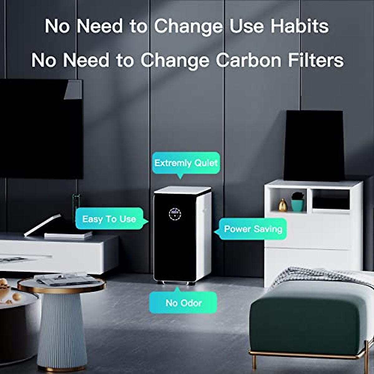 GEME | World's First Bio Smart Electric Composter Kitchen, Turn Food Waste into Real Organic Compost No Dehydration - 19L Food Cycler Compost Machine with Electric Compost Bin…