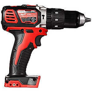 Milwaukee 2607-20 1/2'' 1,800 RPM 18V Lithium Ion Cordless Compact Hammer Drill / Driver with Textured Grip, All Metal Gear Case, and LED Lighting (Bare Tool) (Renewed)