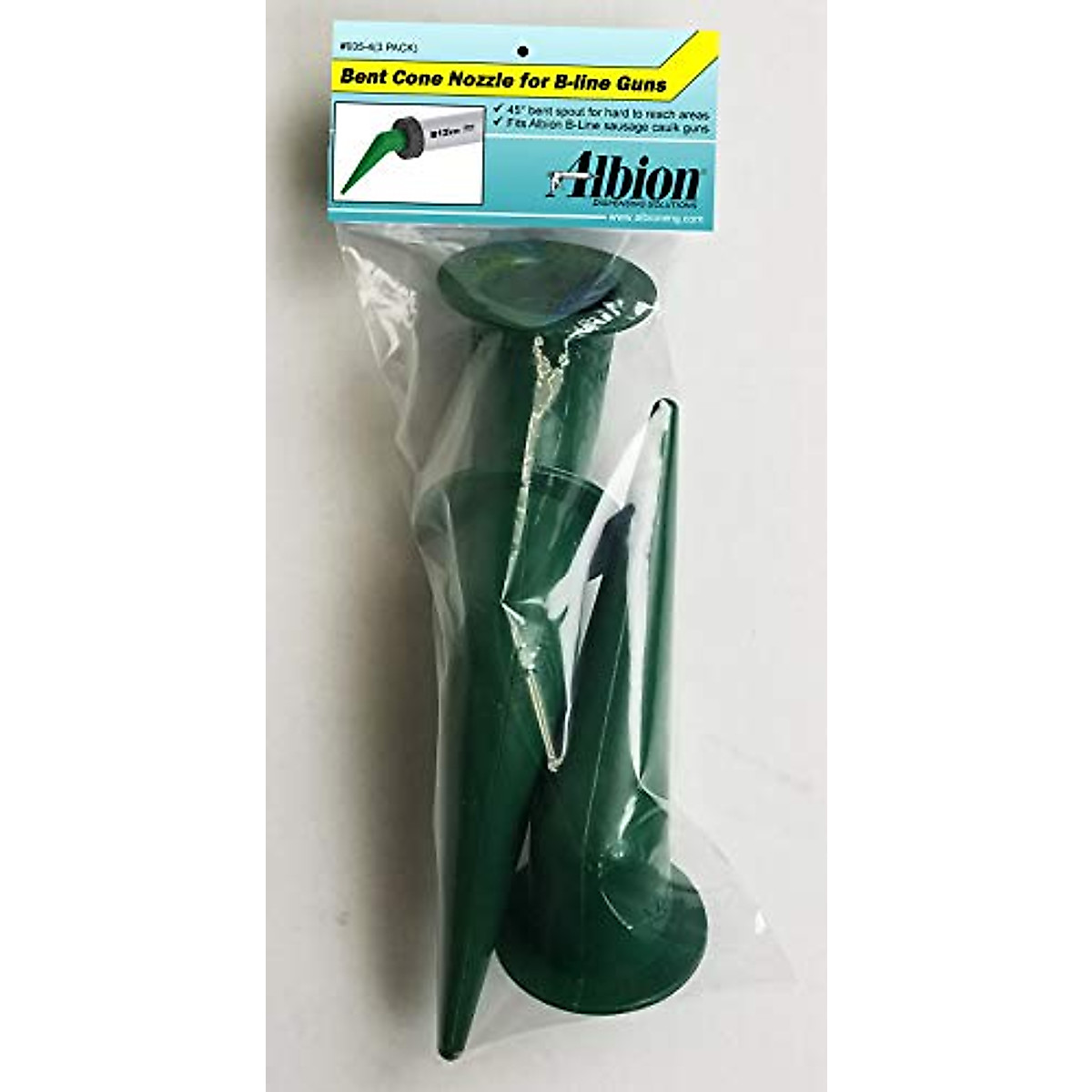 Albion Engineering Company 935-4(3 Pack) Bent Cone Nozzle for Albion B-Line Sausage Guns, Pack of 3