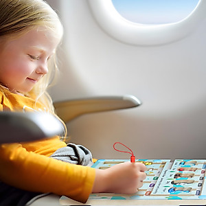 QZMTOY Magnetic Color Number Maze, Montessori Fine Motor Skills Toys for 3 4 5 Years Old Boys Girls,Wooden Preschool Learning Activities Matching Math Games Learning Counting Puzzles