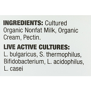 CLOVER SONOMA Organic Plain Low Fat Yogurt, 32 OZ