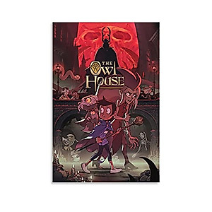 WUTING The Owl House Poster Canvas Art Poster and Canvas Wall Art Living Room Posters Bedroom Painting, Wall Art Picture Print Modern Family Bedroom Decor Posters 12x18inch(30x45cm)