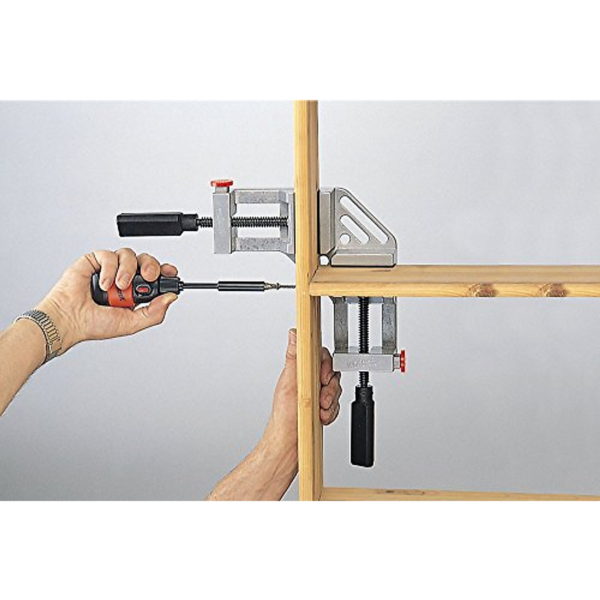 wolfcraft 3415405TV Quick-Jaw Right Angle 90 Degree Corner Clamp,As the picture shown,Medium