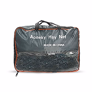 Aoneky Bale Hay Net -Average Feed Haynet for Horses - 6 x 6 ft
