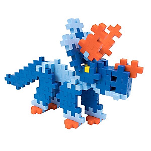 Plus Plus Big - Instructed Play Set - Mega Maker Triceratops - 67 Piece Construction Building STEM | STEAM Toy, Interlocking Large Puzzle Blocks for Toddlers and Preschoo