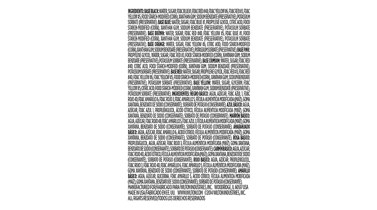 Wilton Color Right Food Coloring Set - 8 Vibrant Colors